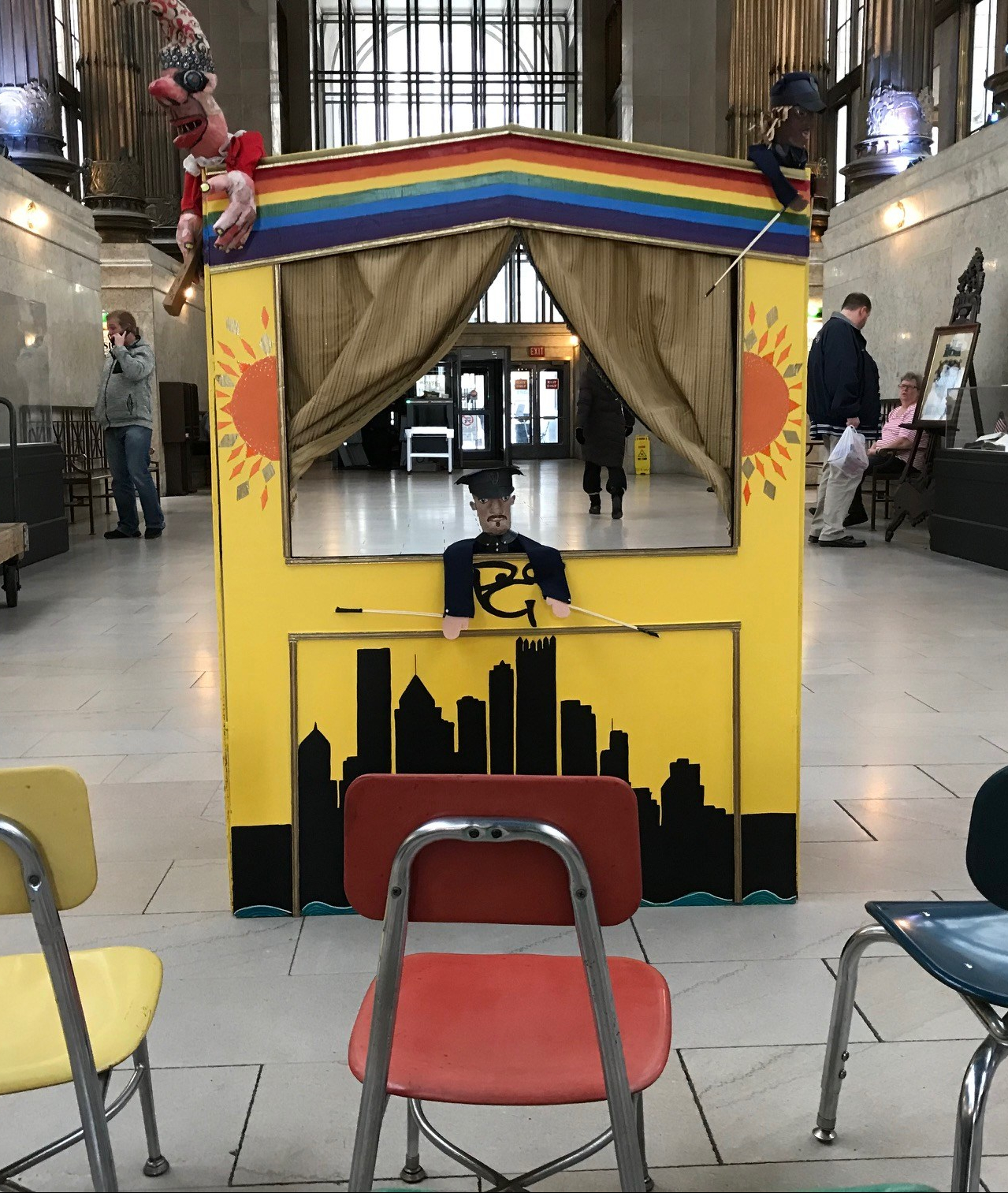 Display at Pittsburgh City-County Building | Puppetry Guild of Pittsburgh